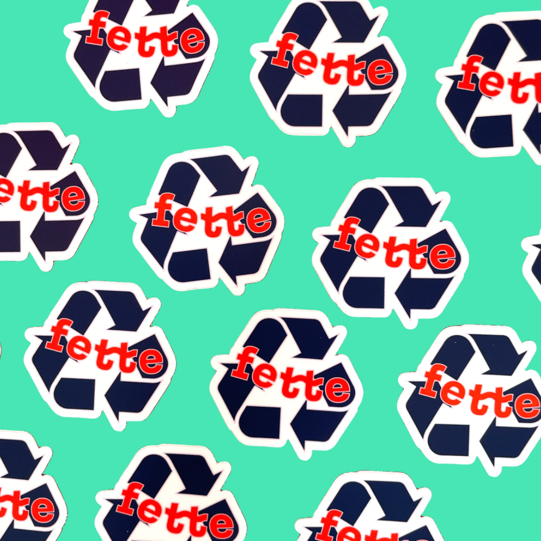 recycle sticker – fette