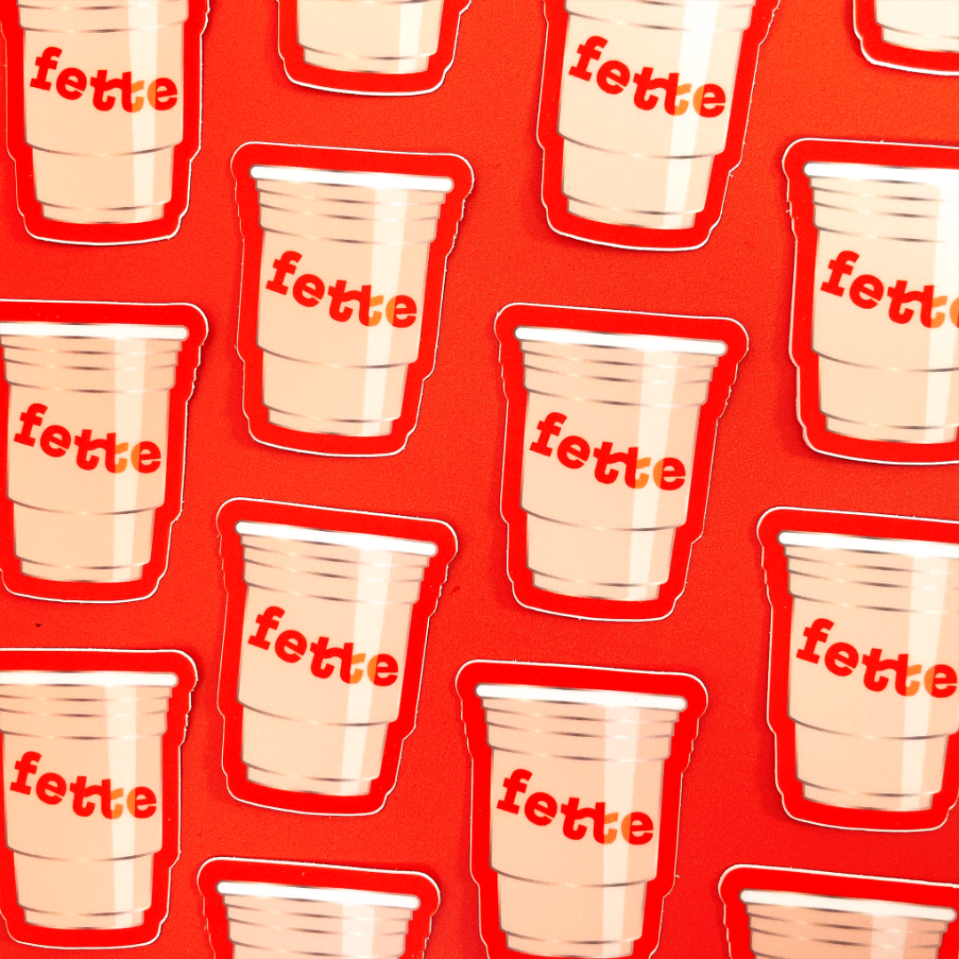 empty cup sticker – fette